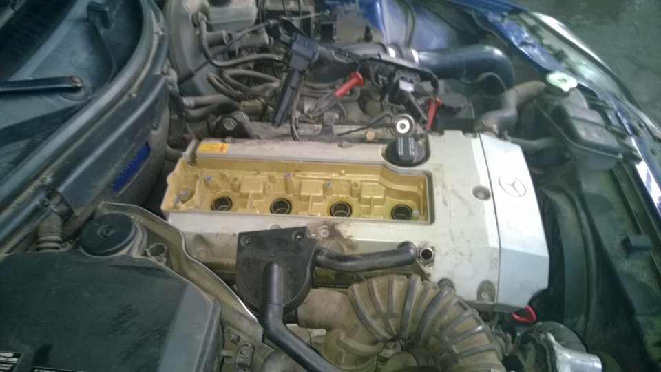 Двигатель. Троение. — Mercedes-Benz SLK (R170), 2,3 л, 2000 года ...