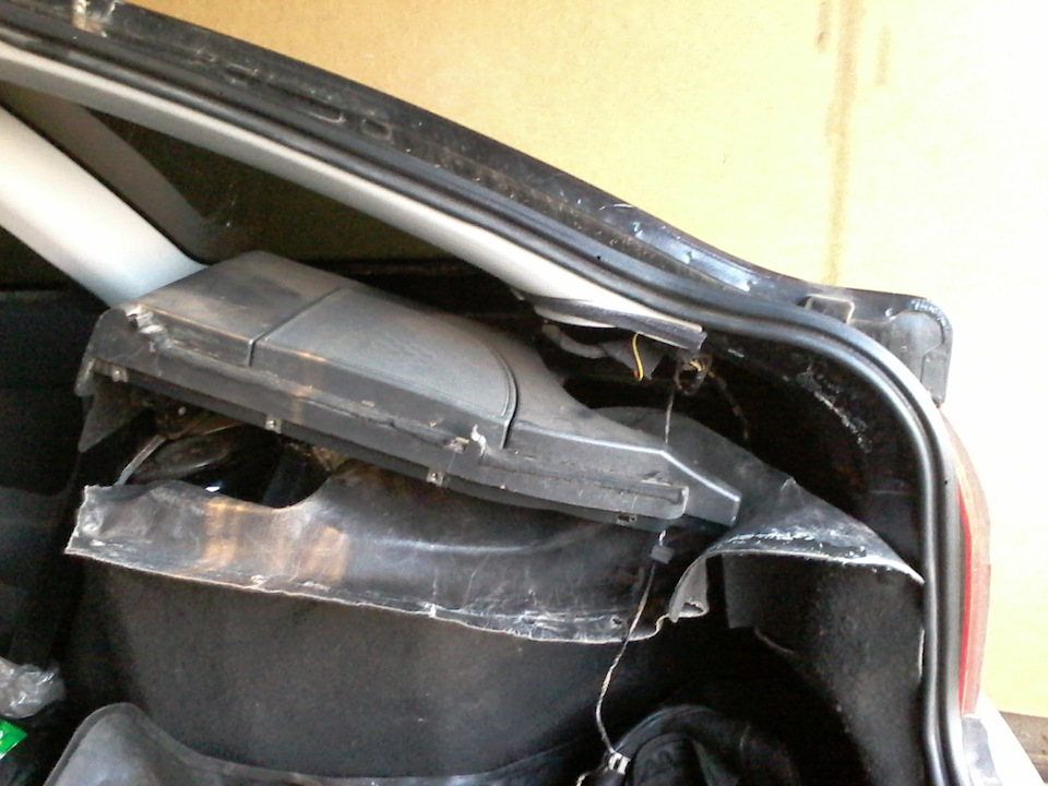 Акустическая полка — Lada Приора хэтчбек, 1,6 л, 2009 года | аксессуары ...