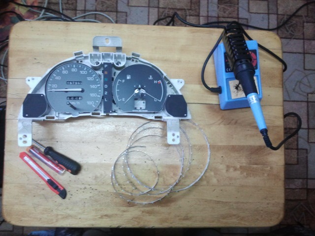 Пересвет приборной панели на Toyota Tersel — Toyota Caldina (190), 1996 ...