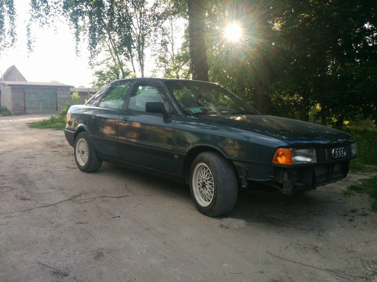 Ну вот мы на 15 лаптях… — Audi 80 (B3), 1,8 л, 1990 года | колёсные диски | DRIVE2