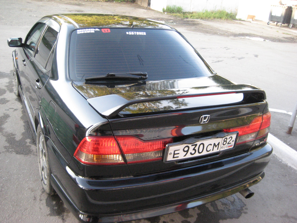 Перевесил номер на бампер — Honda Accord Euro R (CL1), 2,3 л, 2001 года ...