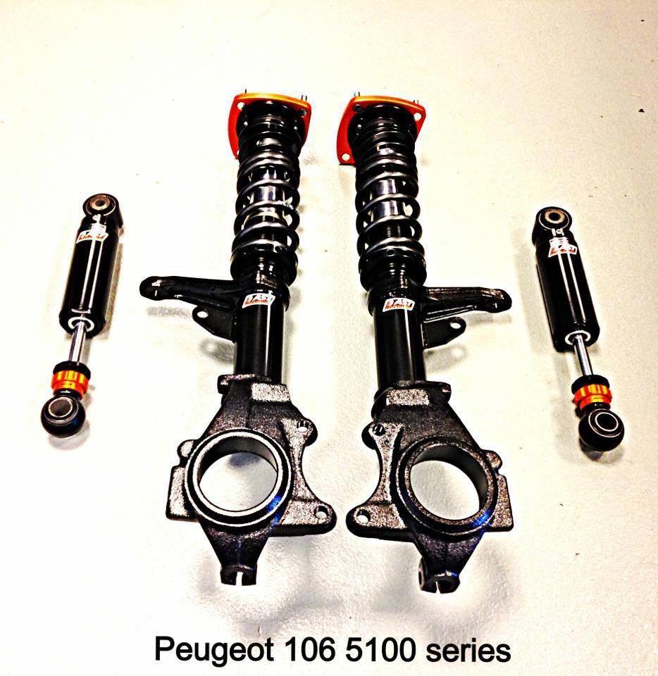 Винтовая подвеска AST 5100 для Peugeot 106. — KMS Kovalchuk Motor Sport ...