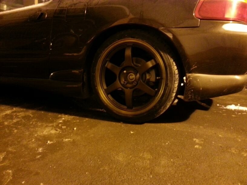 "Это уроверь братуль"(с) (Rays TE37 R17) — Honda CR-X Del Sol, 1992 ...