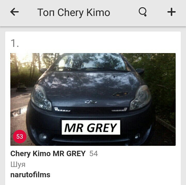 Вот мы и первые в своей лиге — Chery Kimo, 1,3 л, 2008 года | просто так | DRIVE2