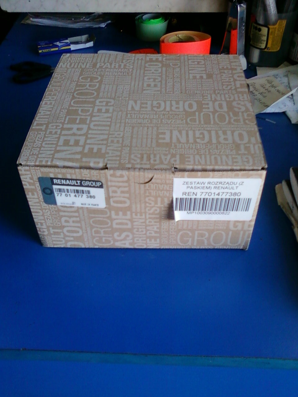 7701477380 Комп ремня грм (180 зубчат) RENAULT | Запчасти на DRIVE2