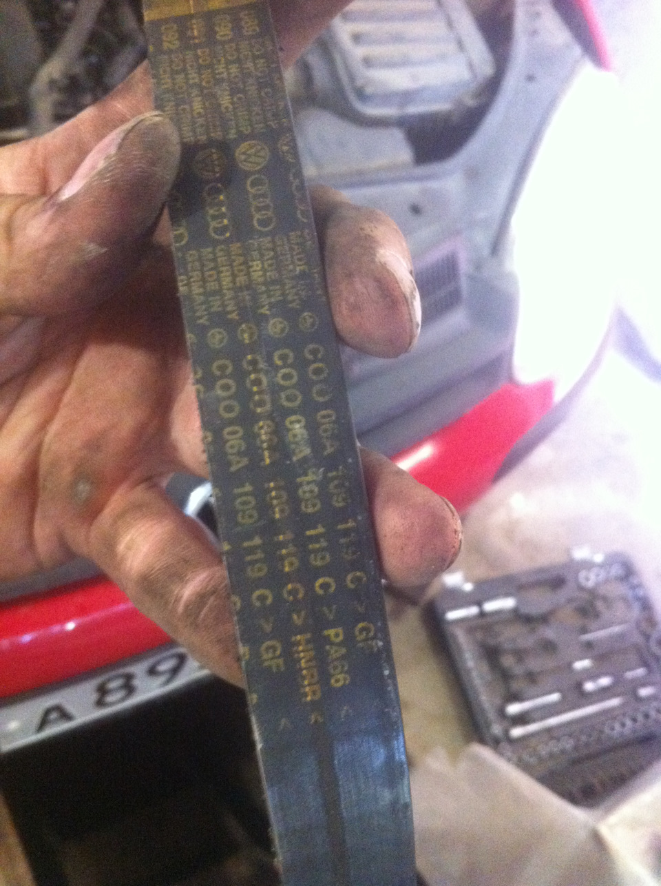 06A109119C РЕМЕНЬ ГРМ Z138 / 1.6-2.0 95~ VAG | Запчасти на DRIVE2