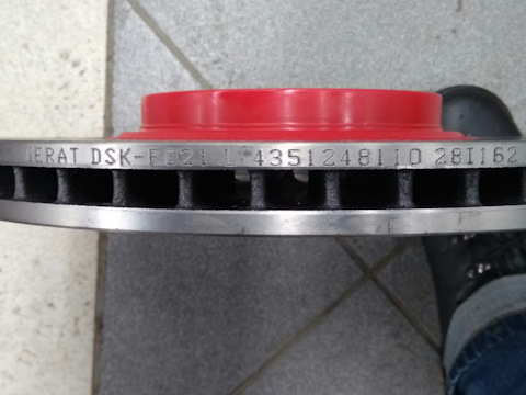 4351248110 ТОРМОЗНОЙ ДИСК LEXUS RX270/RX350/RX450H (AGL10W, GGL10L ...