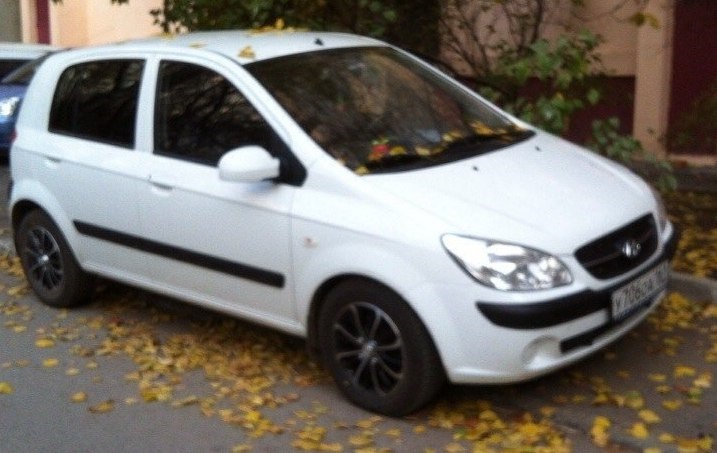Теперь она у меня наконец на дисках!..))) дождалась)))) — Hyundai Getz ...