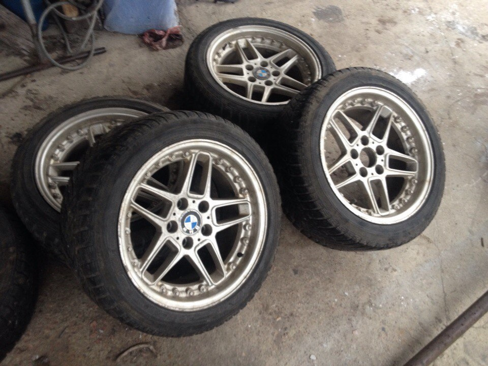 Приобретение №6! (реплика) schnitzer type 3 r17; ет15; 8,5j — BMW 5 ...