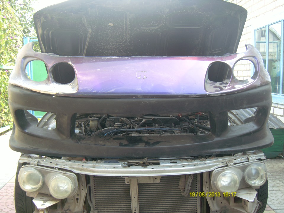 Распорки в крылья + черновик переднего бампера — Honda Integra (DC1/DC2 ...