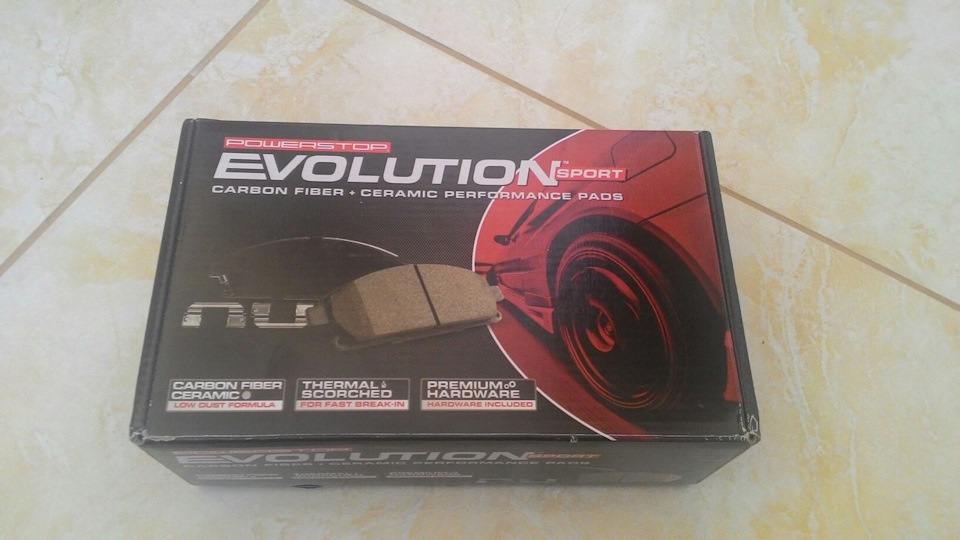 Колодочки Powerstop Evolution Z23 — Honda Accord (7G), 2,4 л, 2007 года | тюнинг | DRIVE2