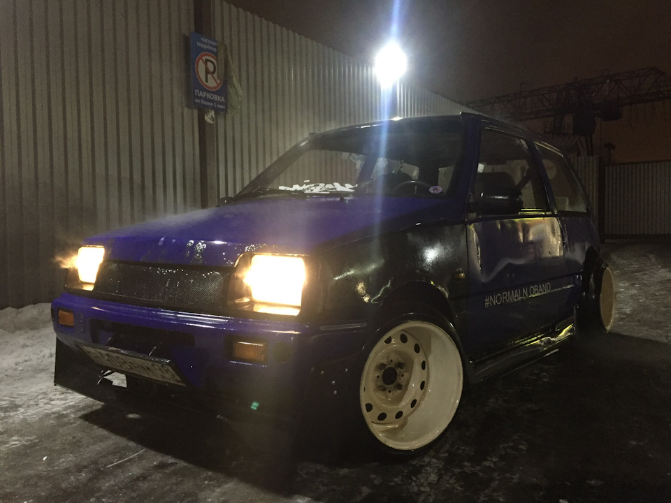 Глушитель kawasaki zzr250 на оку — Lada Ока 11113, 0,7 л, 2004 года ...