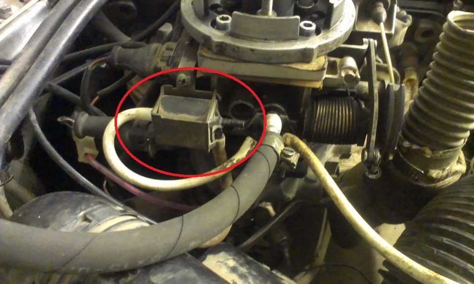 Клапан вакуумного регулятора опережения зажигания — Volkswagen Jetta II ...