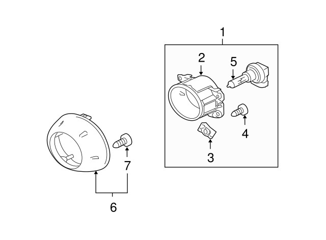 MN142091 Противотуманная фара, слева Mitsubishi | Запчасти на DRIVE2