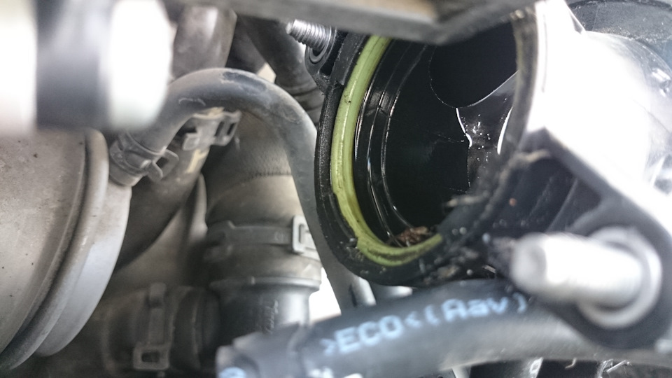 Устранение масляного потения турбины на движке 1,4 TSI CAXA ...