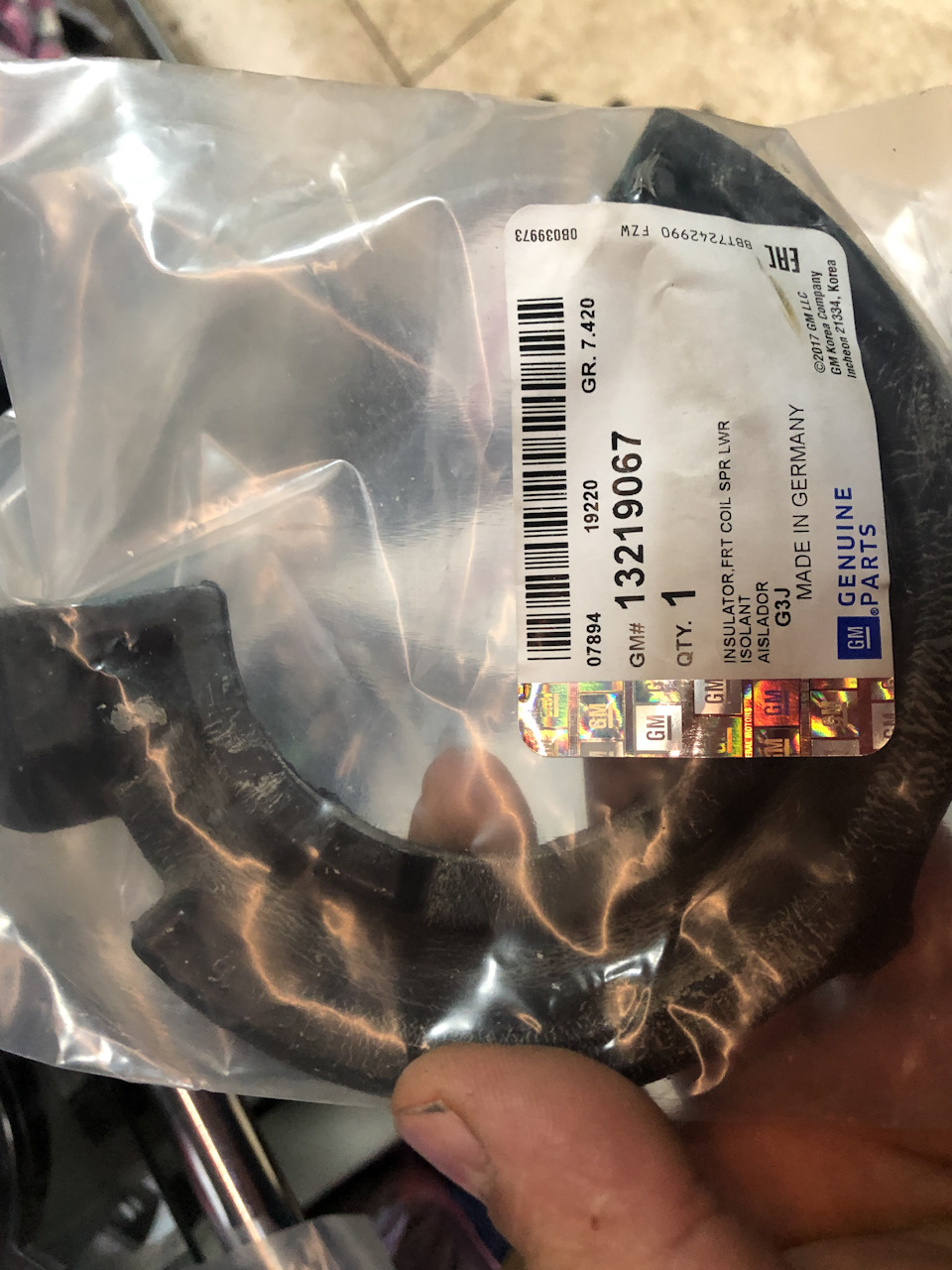 13219067 ДЕМПФЕР ПРУЖИНЫ ПОДВЕСКИ GM | Запчасти на DRIVE2