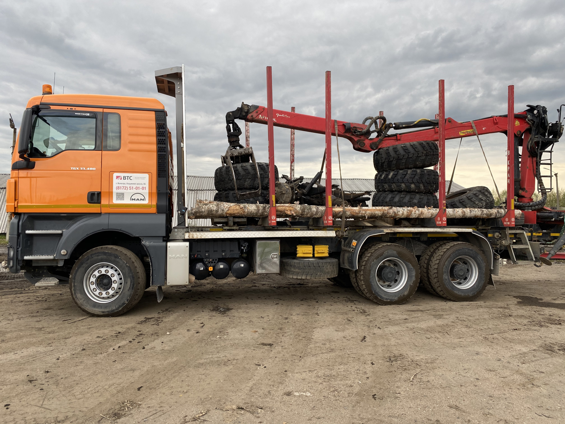 Поехали в тайгу повезли запчасти — Maschinenfabrik Augsburg-Nürnberg, 9,9 л, 2018 года ...