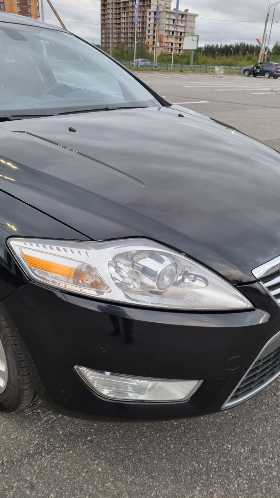 Светодиодные лампы в дальний свет — Ford Mondeo IV, 2 л, 2008 года ...