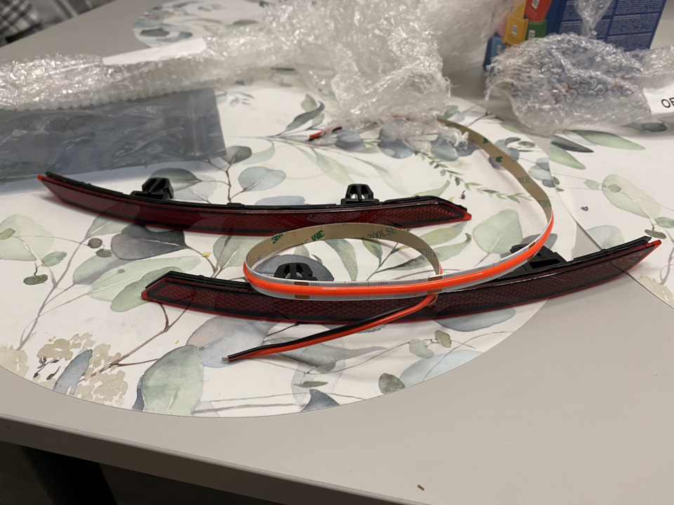 Подсветка задних катафотов — Volkswagen Polo Sedan, 1,6 л, 2016 года ...