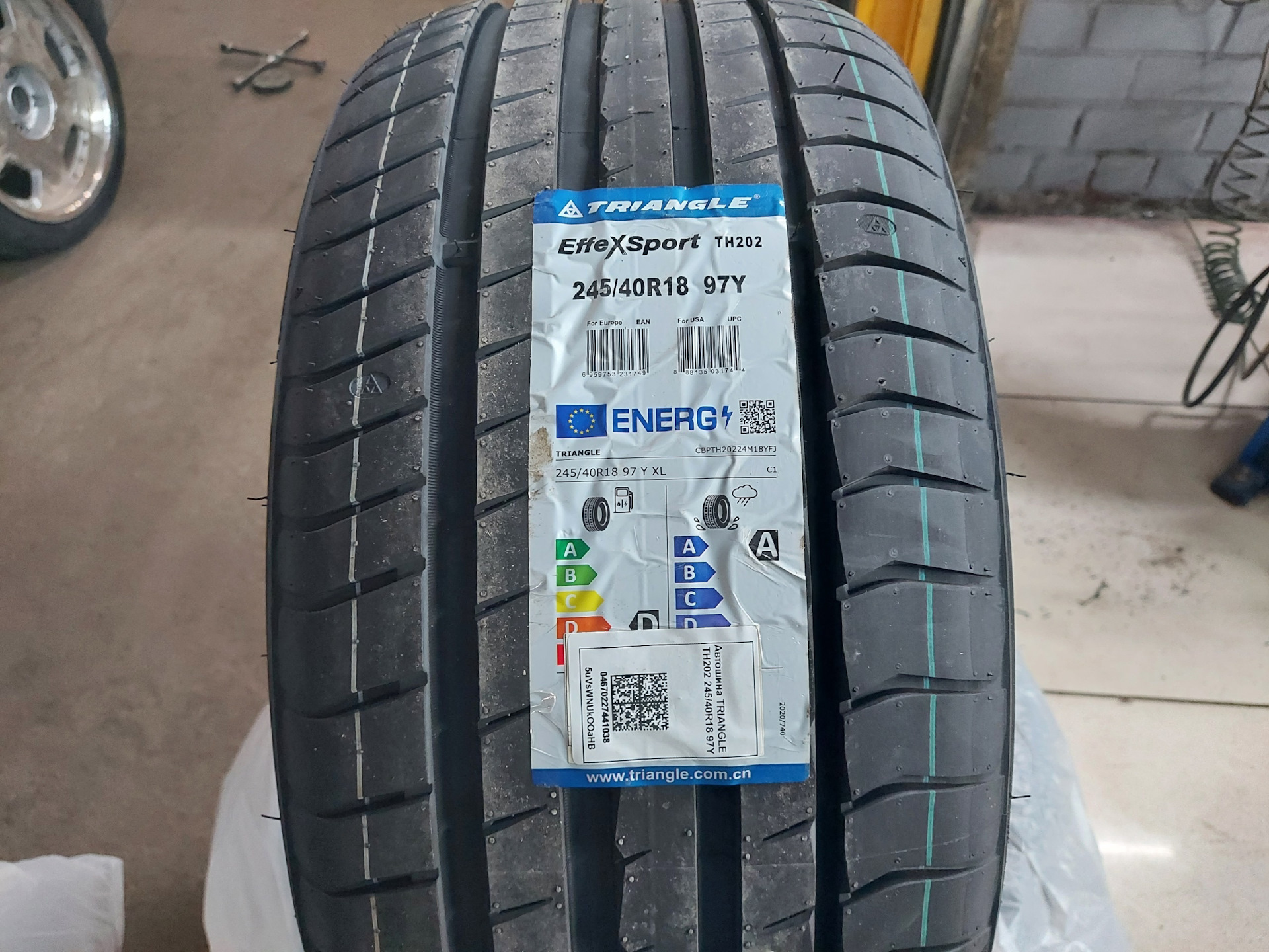 #19 Лето TRIANGLE TH-202 — Toyota Aristo (II), 3 л, 2000 года | шины ...