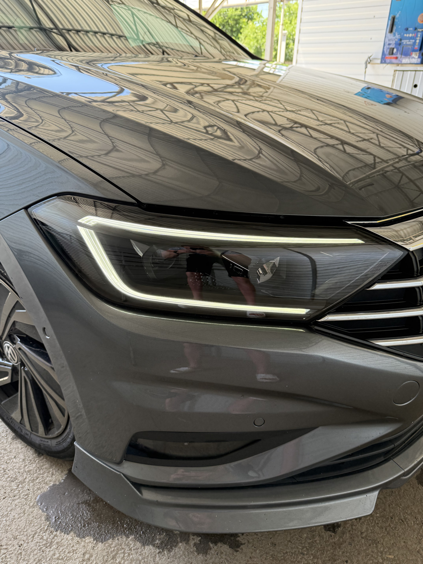 Установка фар от sagitar IQ Light — Volkswagen Jetta VII, 1,4 л, 2019 ...