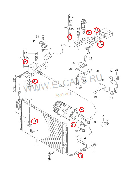 7H0820749 Уплотнительное кольцо VAG | Запчасти на DRIVE2