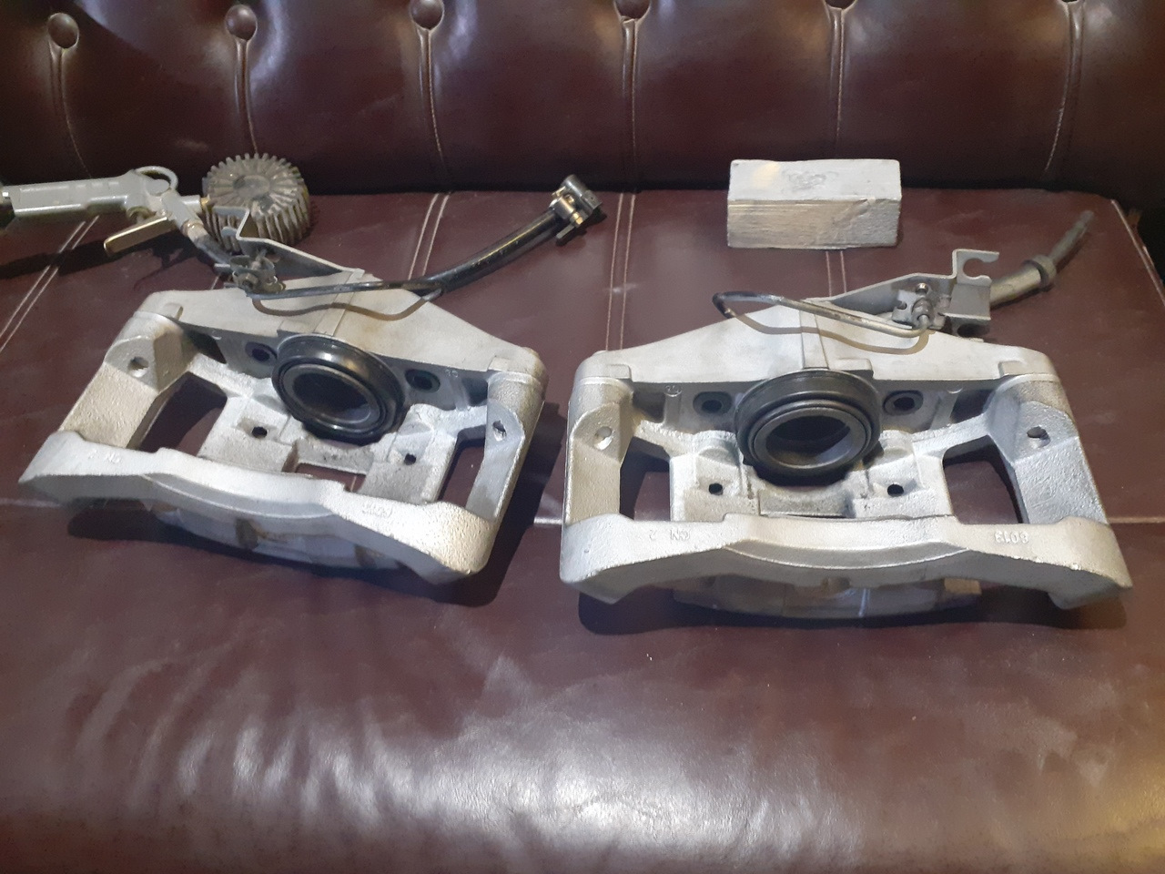 Установка тормозов ATE от б7 320х30мм. — Audi A4 (B6), 1,8 л, 2004 года ...