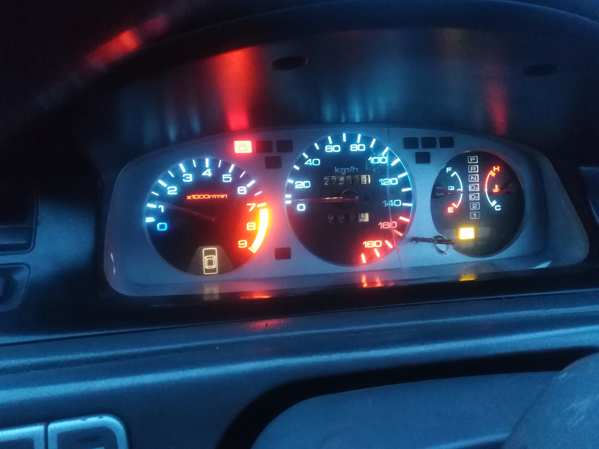 Пересвет приборки — Honda Civic Ferio (5G), 1,5 л, 1992 года ...