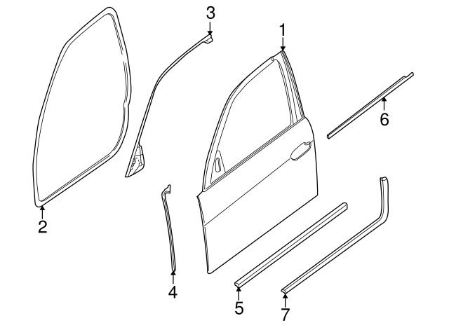 51219069322 Уплотнитель двери Пд BMW | Запчасти на DRIVE2