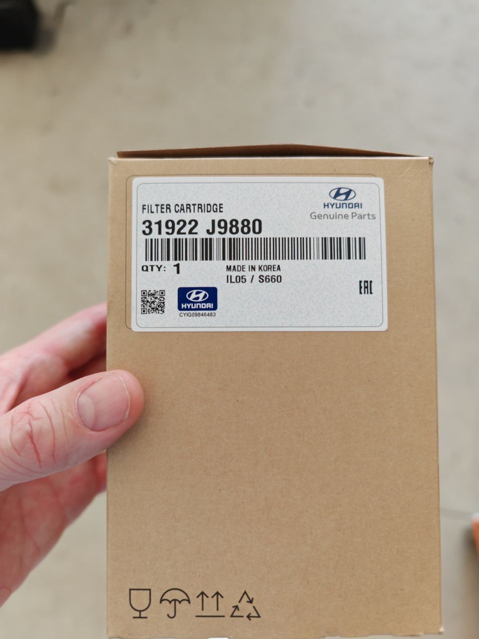 31922J9880 Дизельный фильтр KIA HYUNDAI | Запчасти на DRIVE2