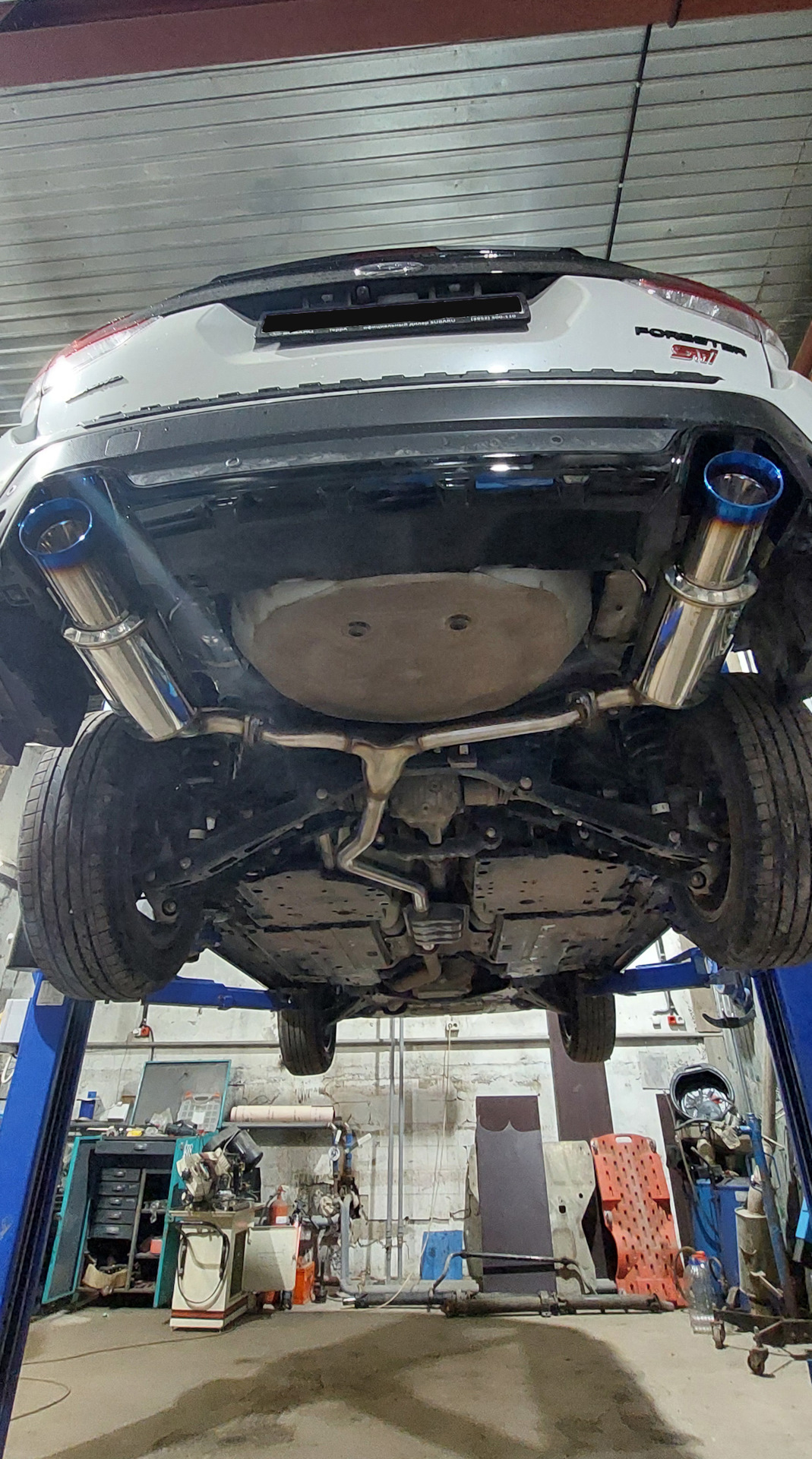 Двойной выхлоп Ganador — Subaru Forester (SK), 2,5 л, 2020 года ...