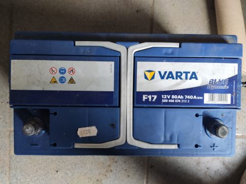 5804060743132 Аккумулятор автомобильный Varta Blue Dynamic F17 6СТ-80 VARTA | Запчасти на DRIVE2