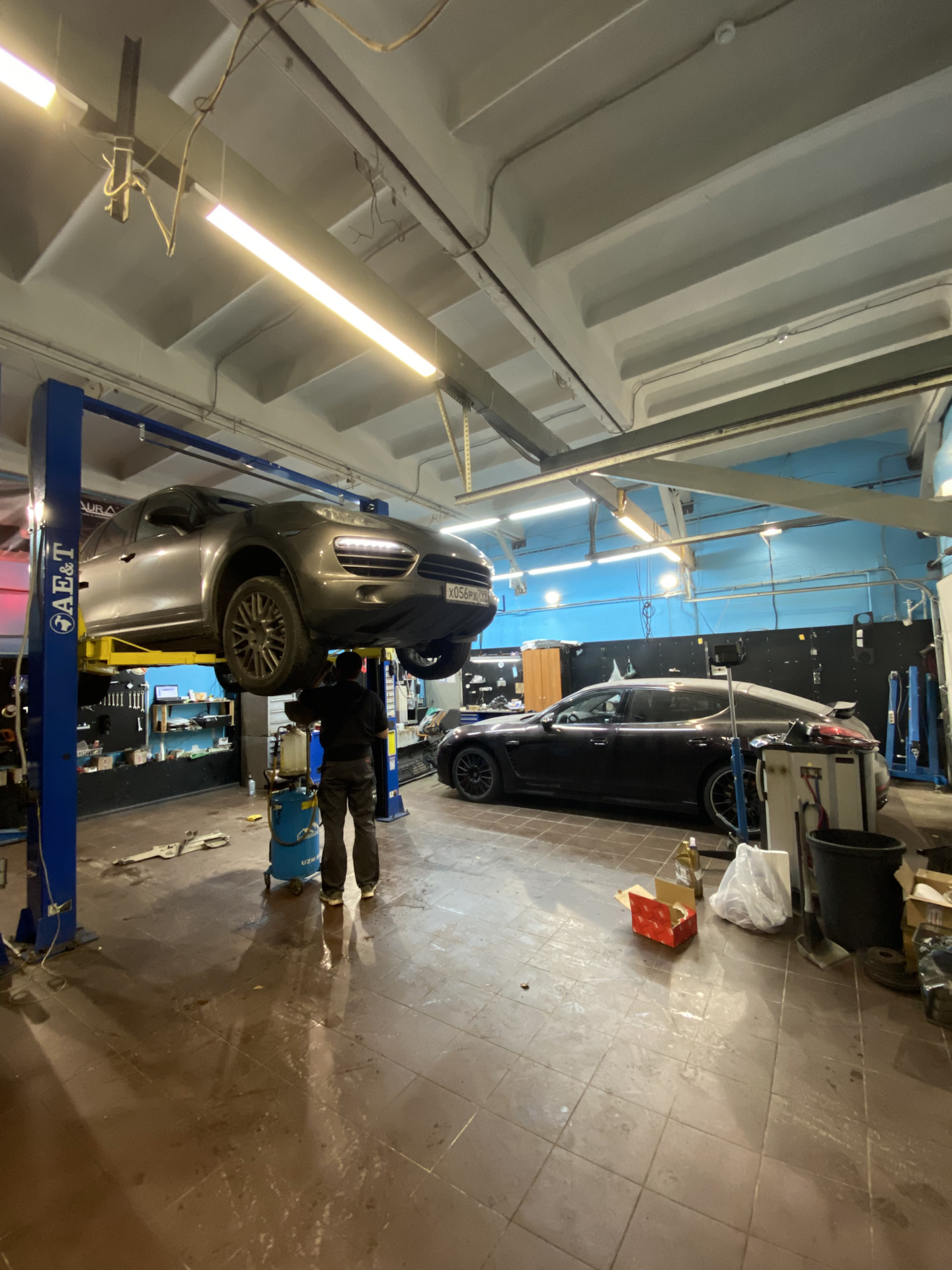 ТО с заменой масел в трансмиссии — Porsche Cayenne (2G) 958, 3 л, 2012 ...