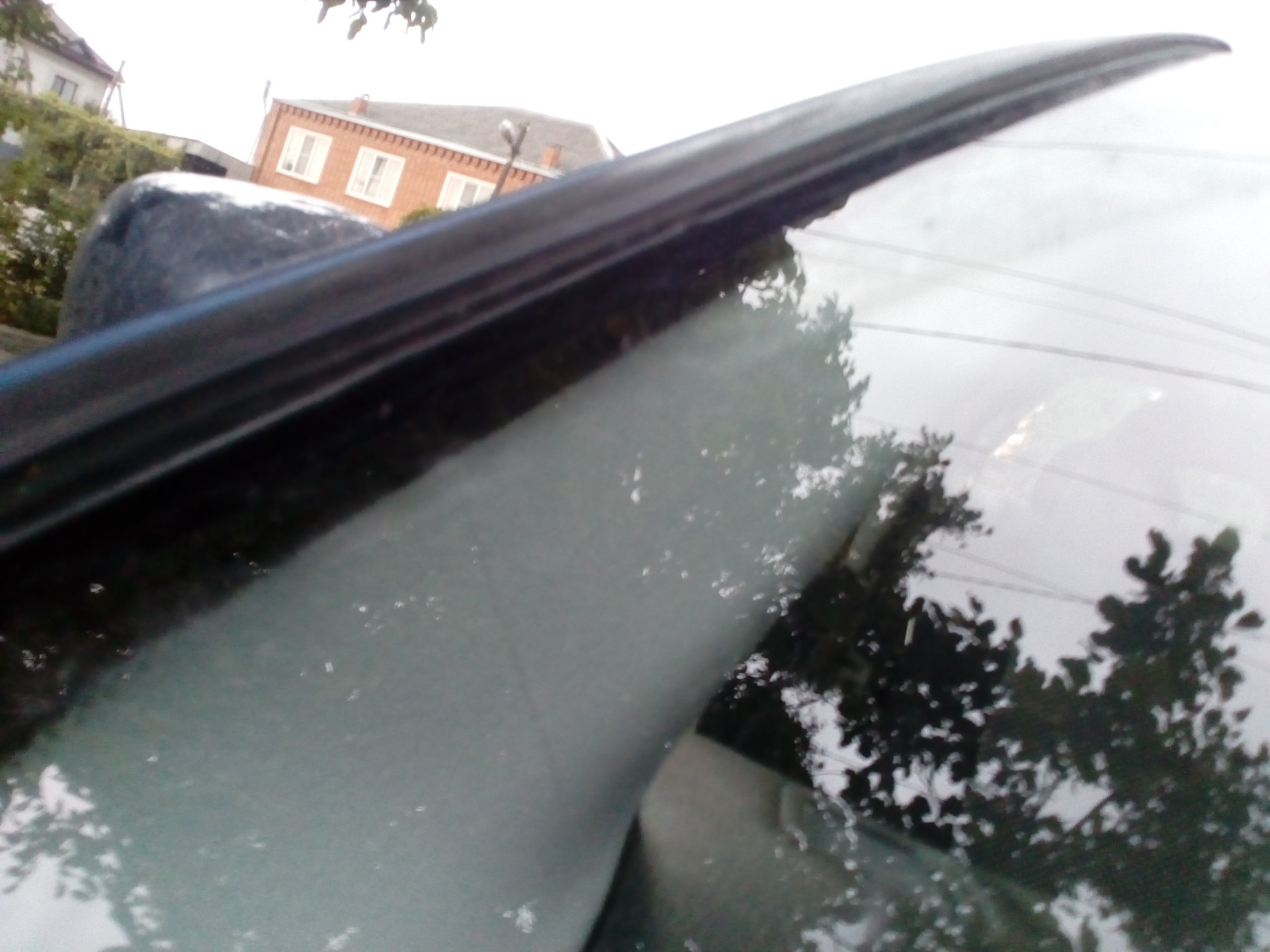 Молдинг крыши и лобового стекла — Mitsubishi Lancer IX, 1,6 л, 2004 ...