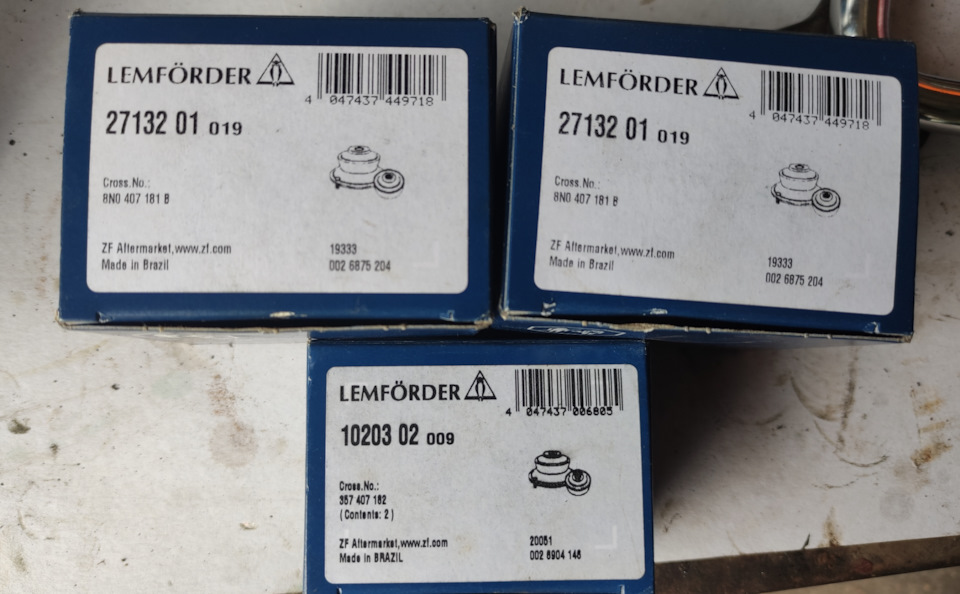 Замена правого внутр.шруса, сайлентов и очередное ТО. — Volkswagen Bora ...