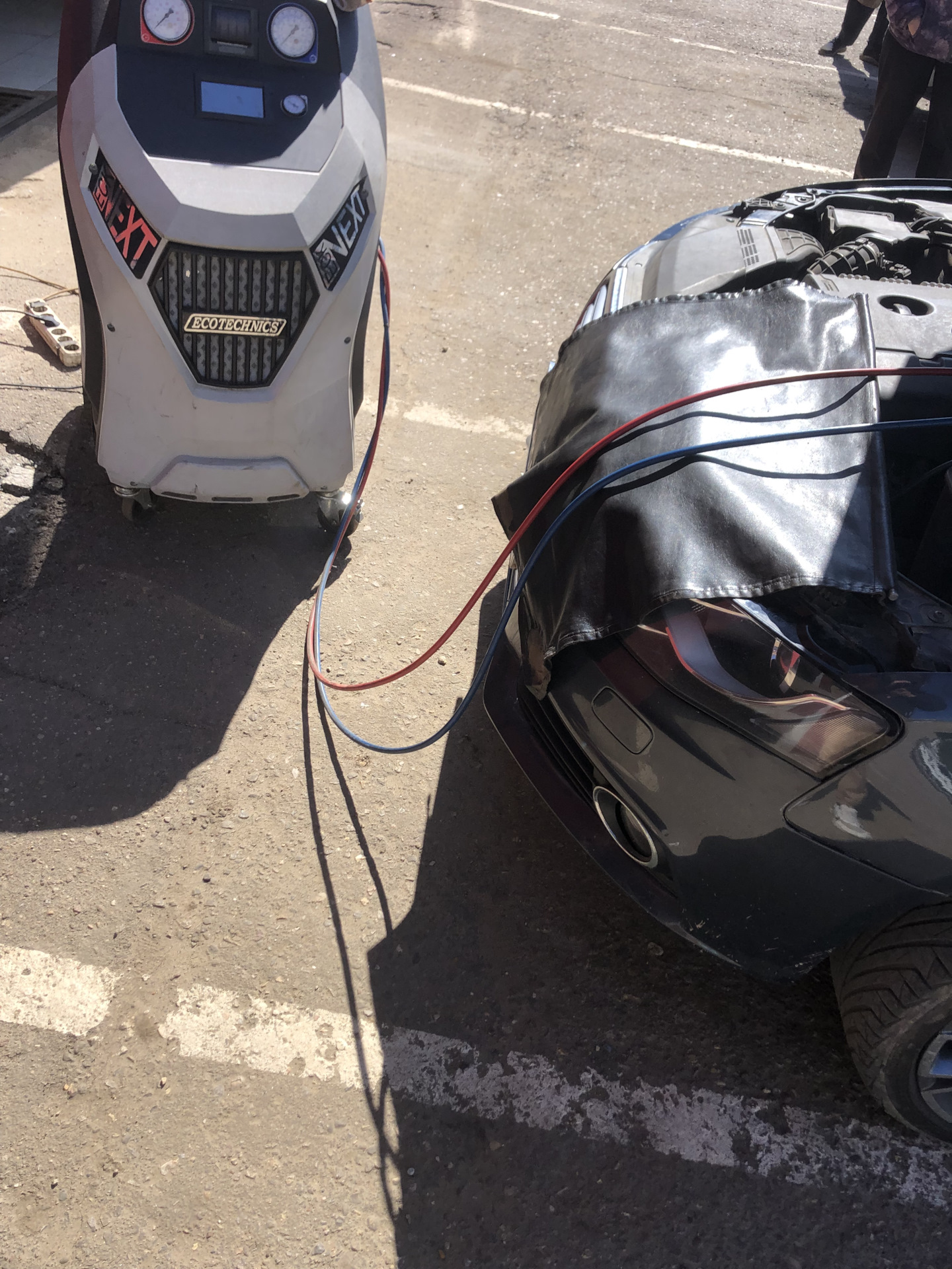 Замена радиатора кондиционера, замена датчика давления G395 — Audi A4 ...