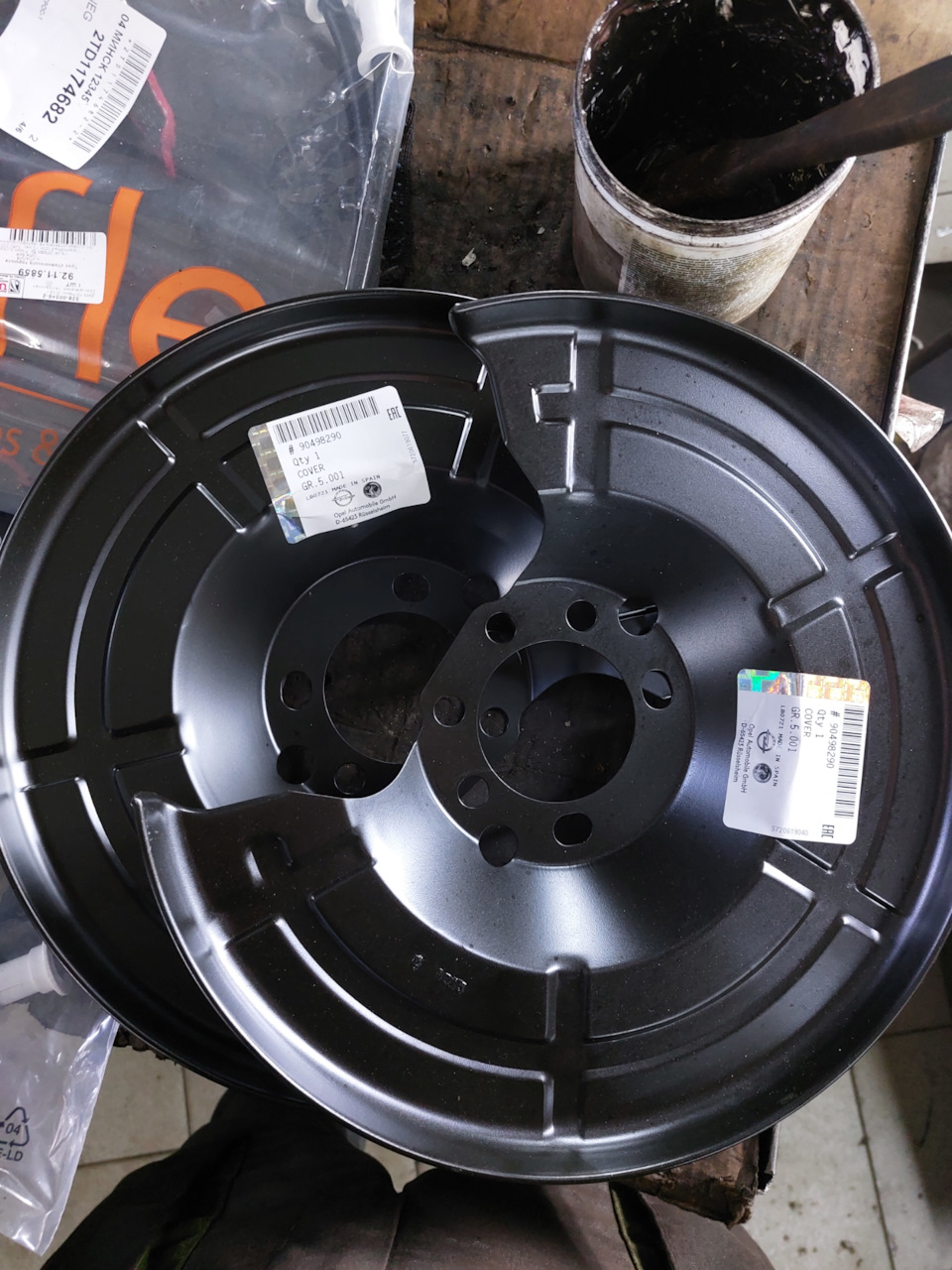 90498290 кожух диска тормозного заднего GM | Запчасти на DRIVE2