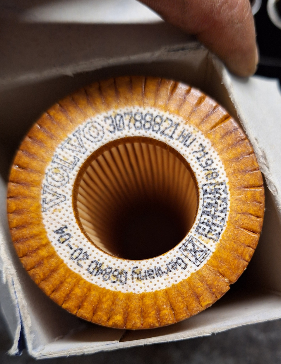 30788821 Фильтр масляный Volvo | Запчасти на DRIVE2