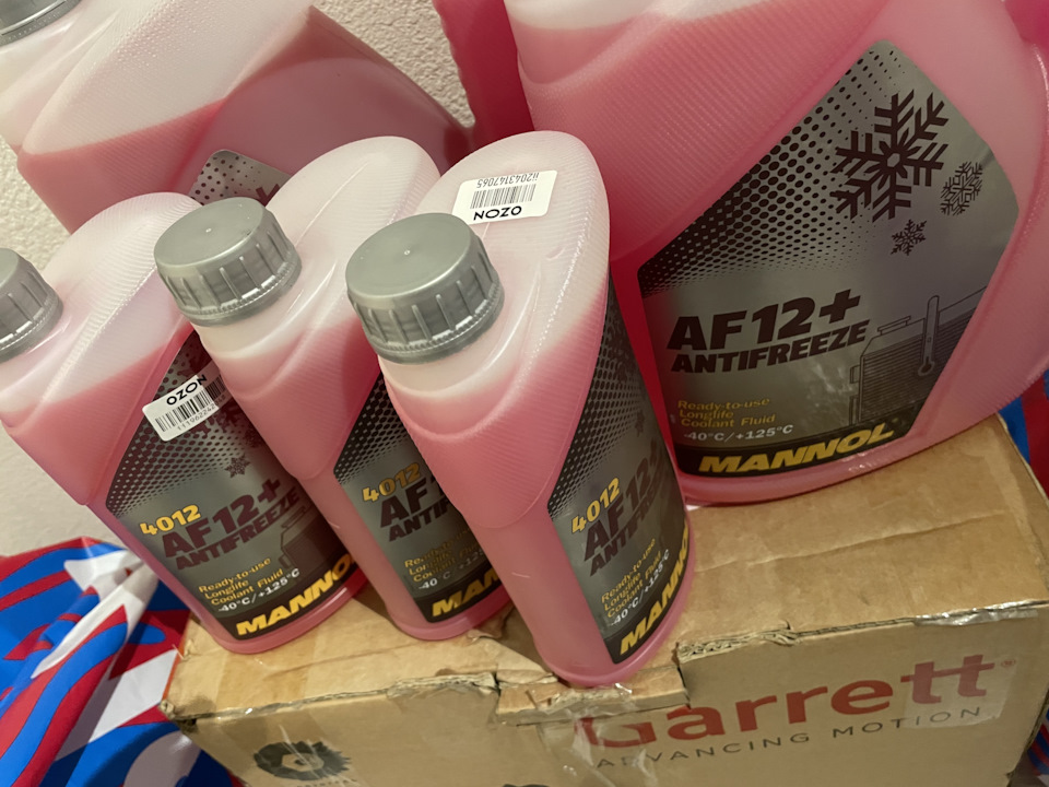 Замена турбины, антифриза, переуплотнение впускных коллекторов, замена ...