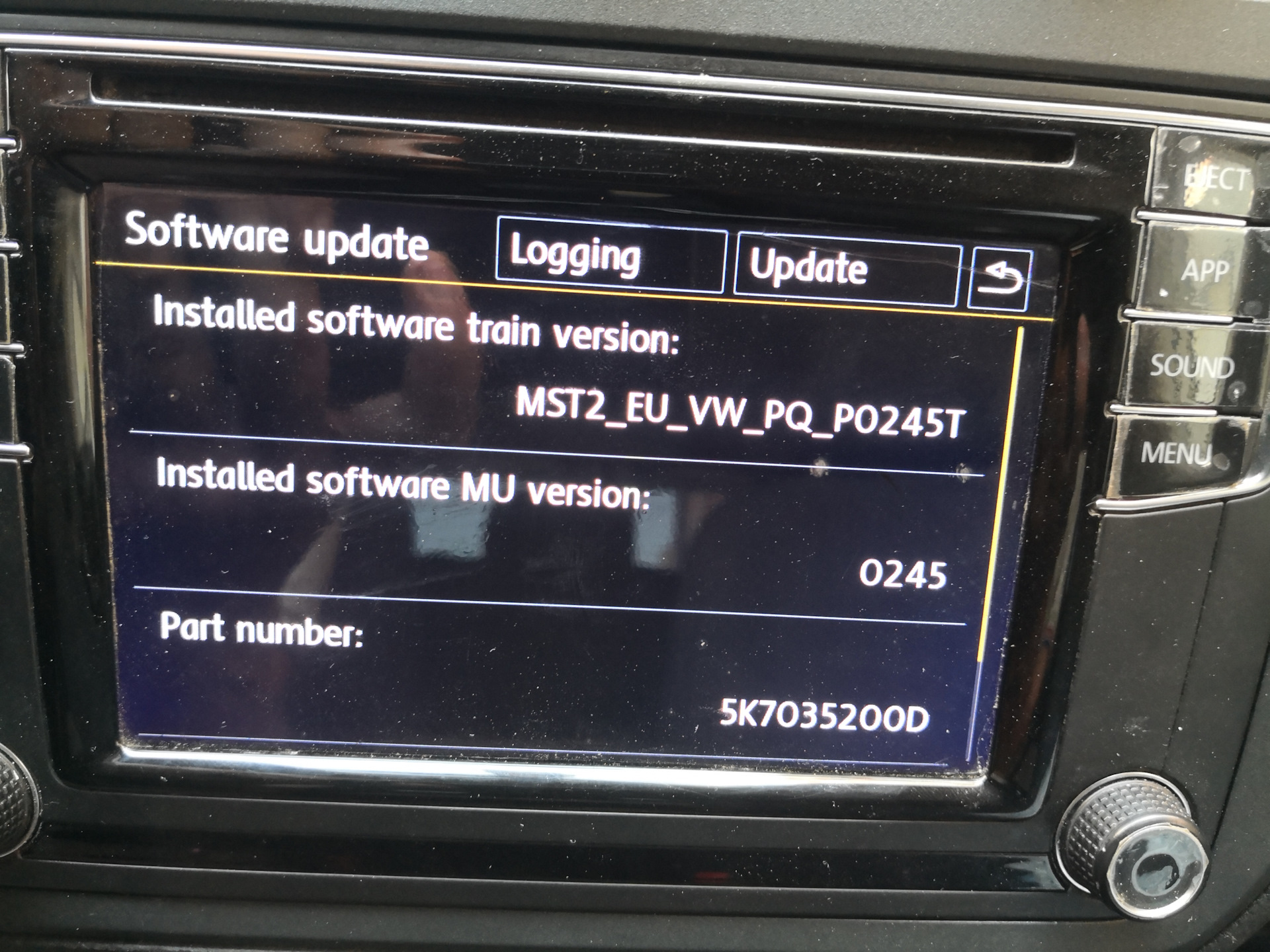 MST2 (5K7035200D), refuses to a normal update. — Сообщество «Volkswagen Club» на DRIVE2
