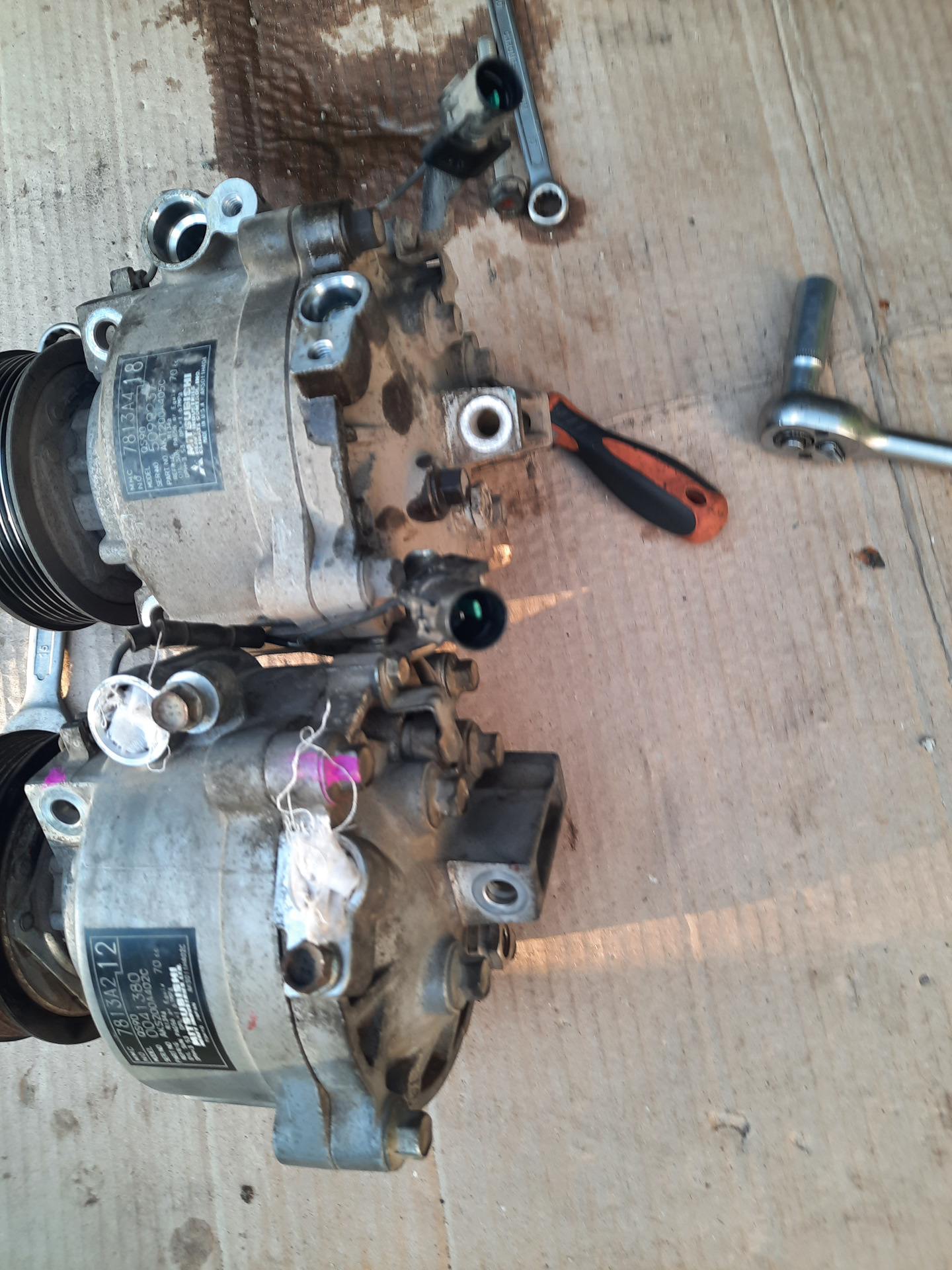 Замена компрессора кондиционера QS90 (7813A418 => 7813A212 ...