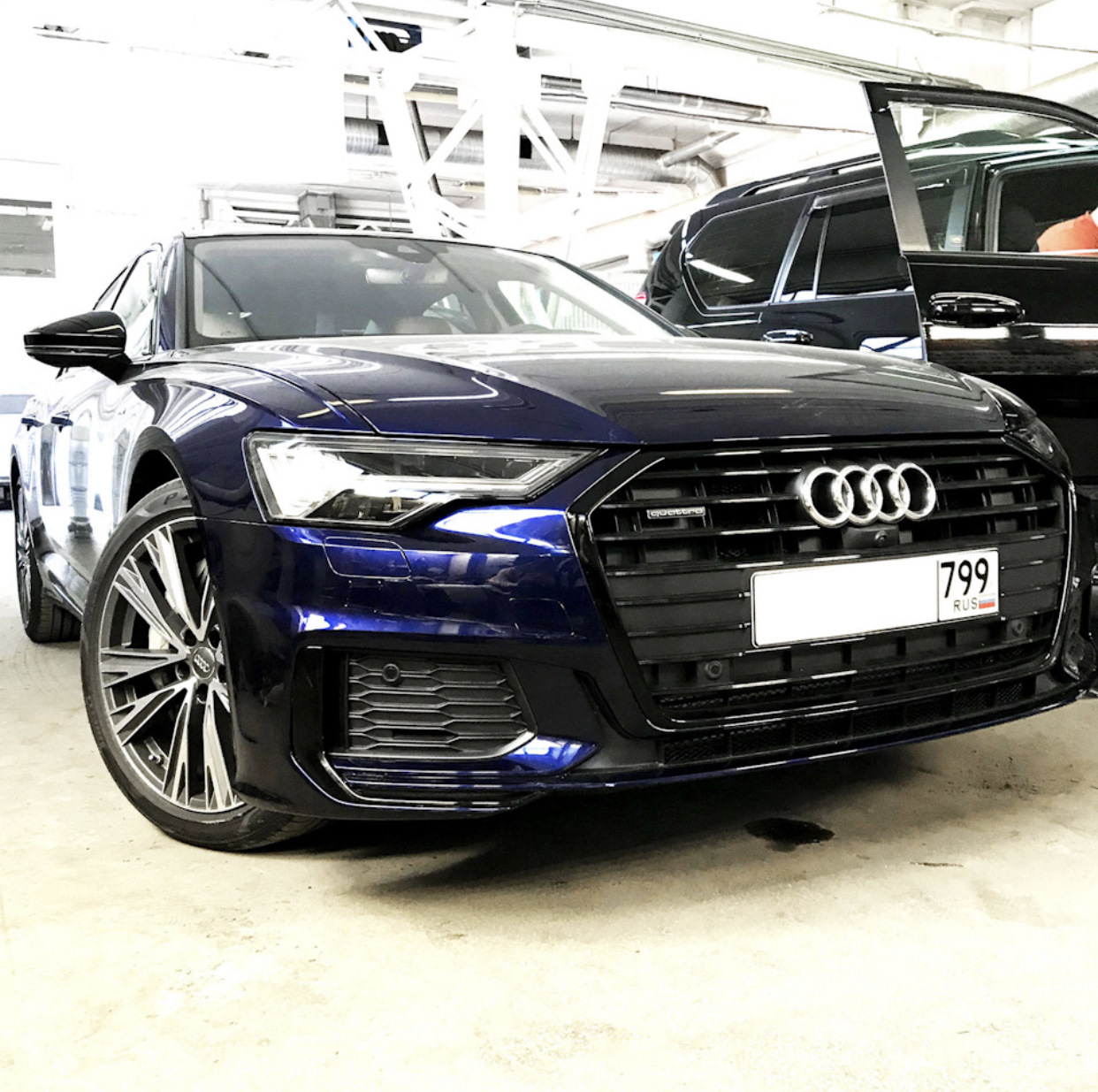 Защита и решетки — Audi A6 (C8), 3 л, 2019 года | тюнинг | DRIVE2