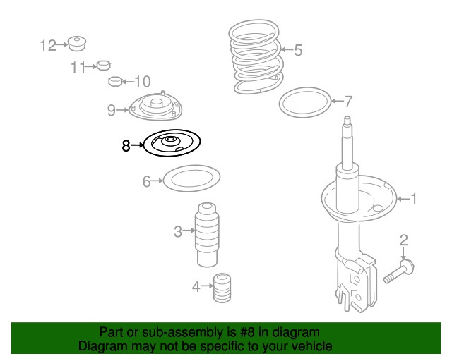 546123W000 Подшипник роликовый конический KIA HYUNDAI | Запчасти на DRIVE2