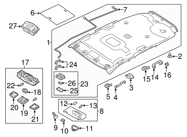 7200B249YA Отсек для солнцезащитных очков Mitsubishi | Запчасти на DRIVE2