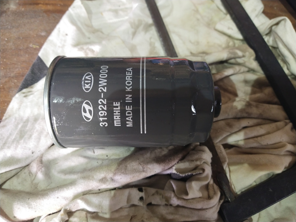 Распил топливного фильтра — Hyundai Santa Fe (3G), 2,2 л, 2013 года ...