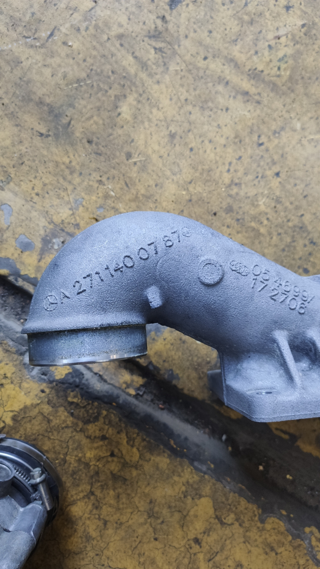 Замена прокладки теплообменника — Mercedes-Benz C-Class (W203), 1,8 л ...