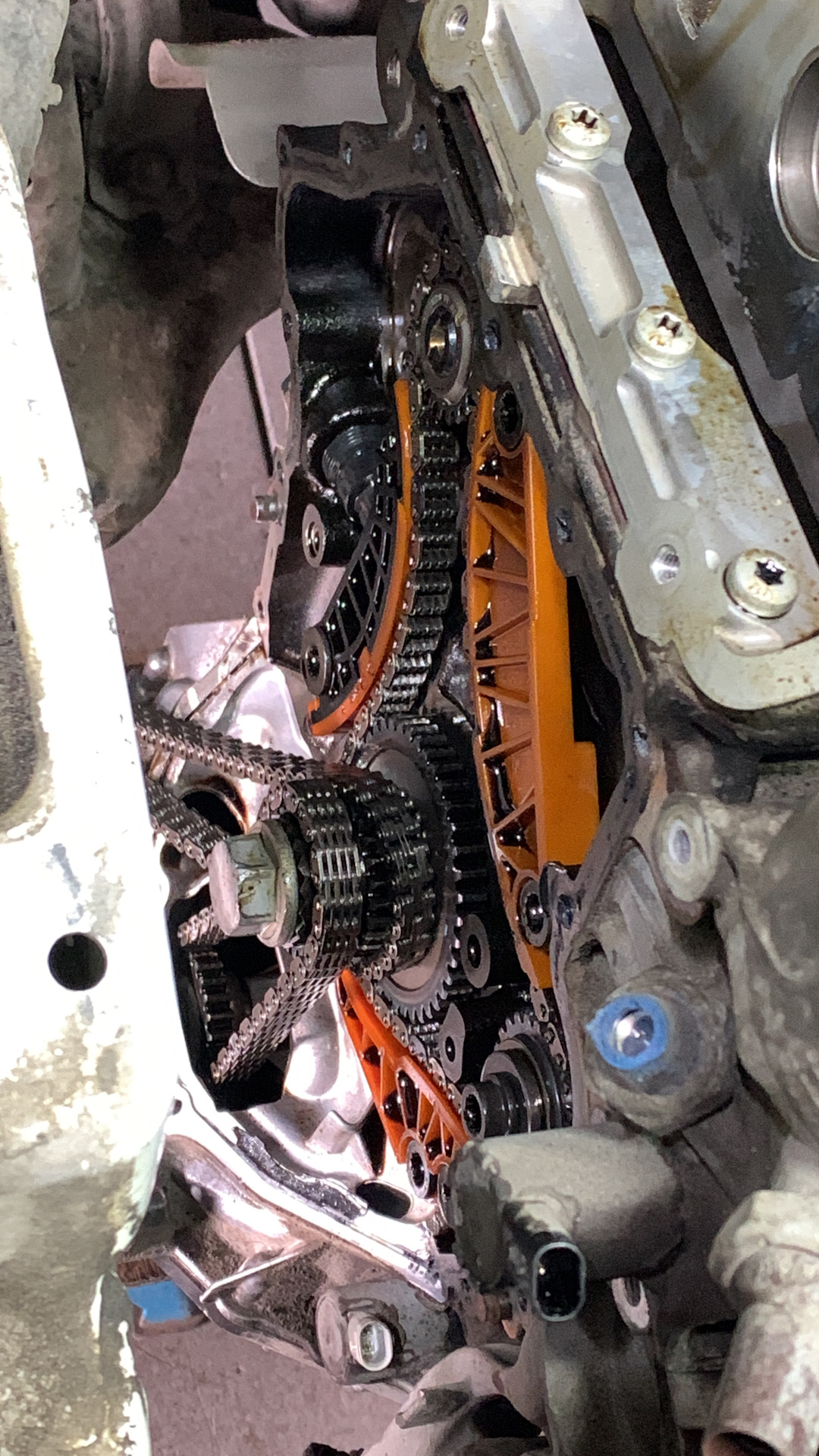 Замена цепи и МСК и масла в коробке — Volkswagen Tiguan (2G), 2 л, 2017 ...