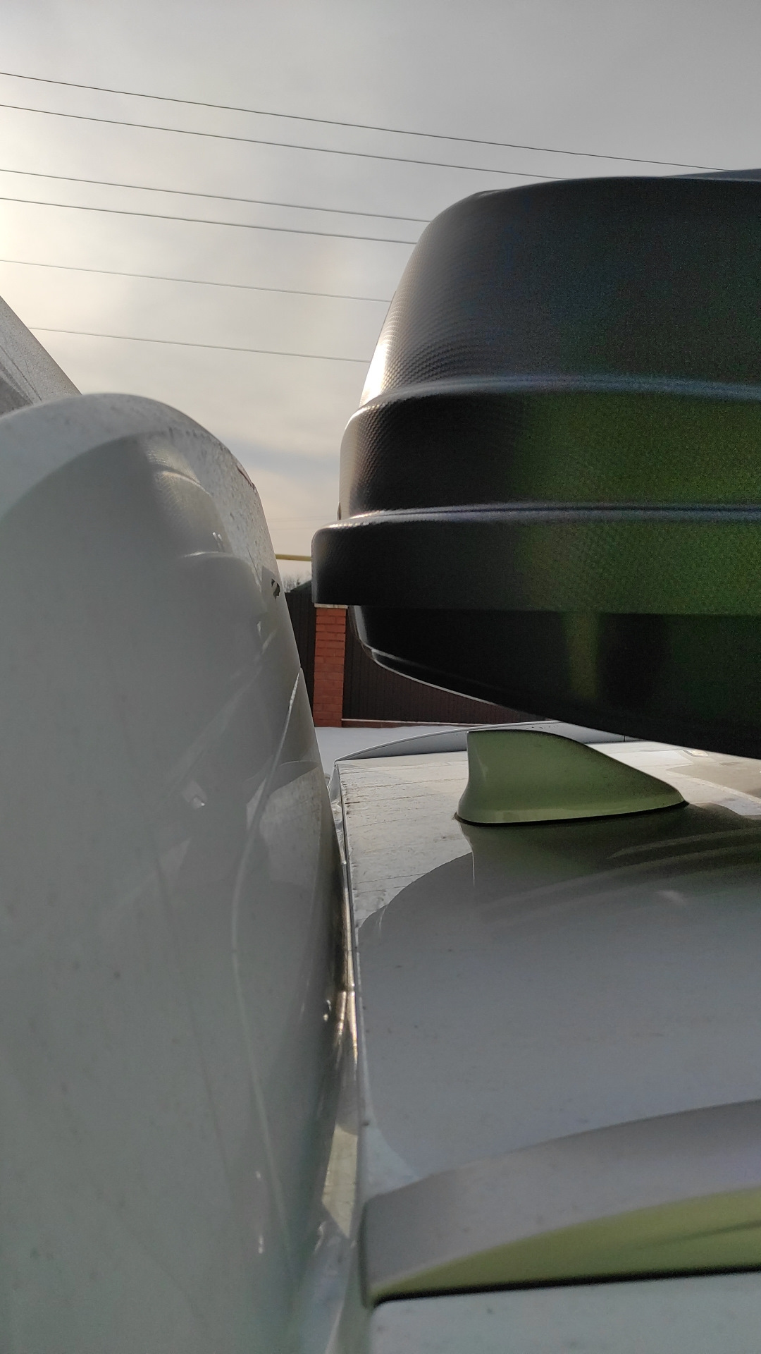 Автобокс на крышу ED. — Lada Vesta SW (1G), 1,6 л, 2021 года ...