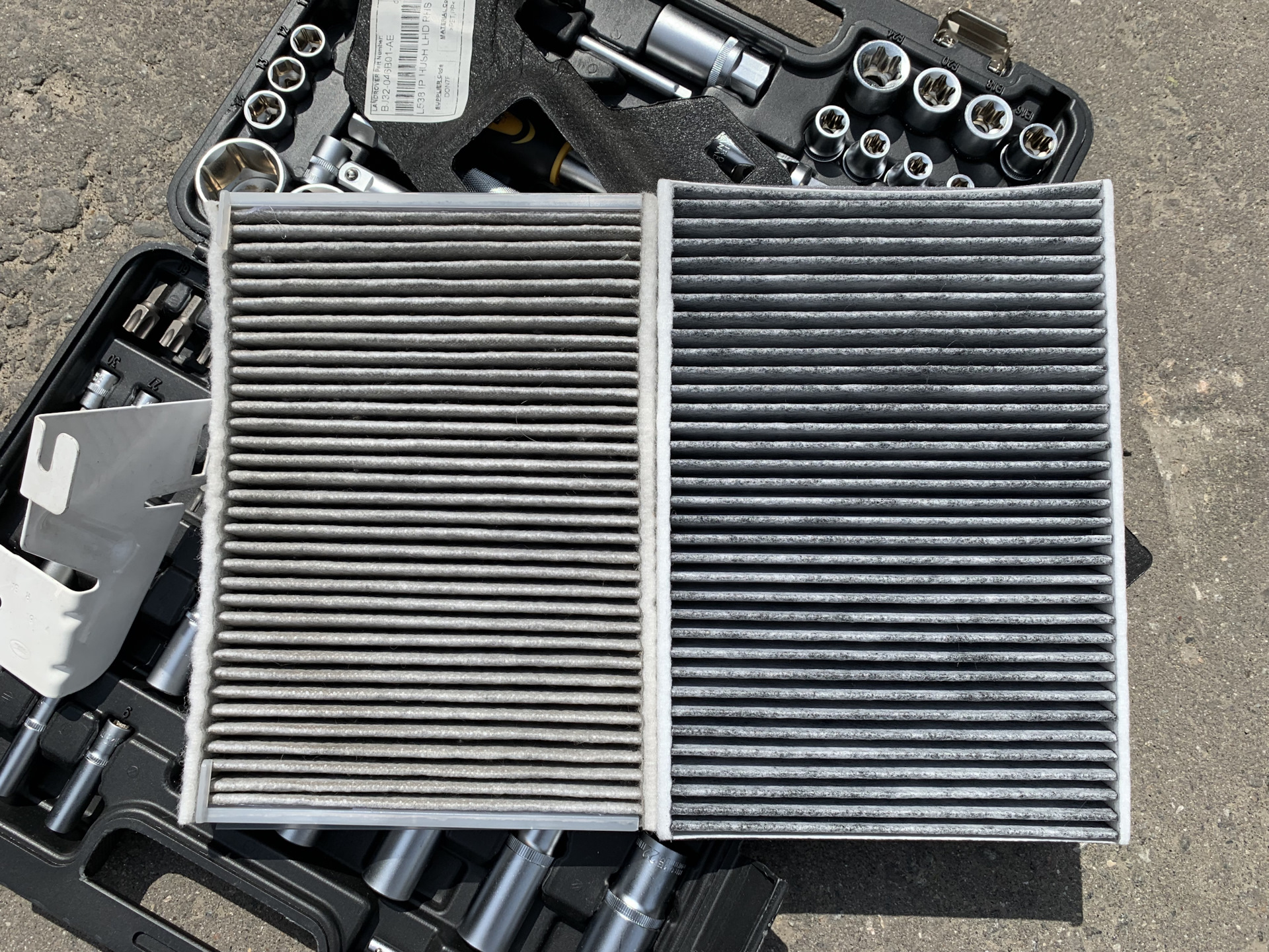 68. Замена фильтров с RAF FILTER — Land Rover Range Rover Evoque (1G ...