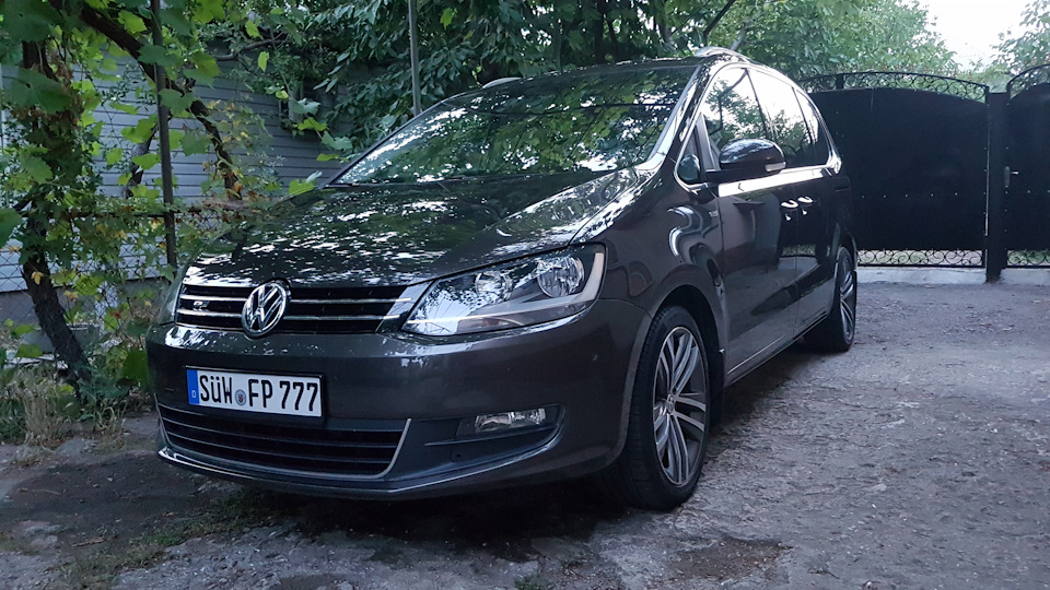Покатался))) — Volkswagen Sharan (2G), 2 л, 2014 года | путешествие ...
